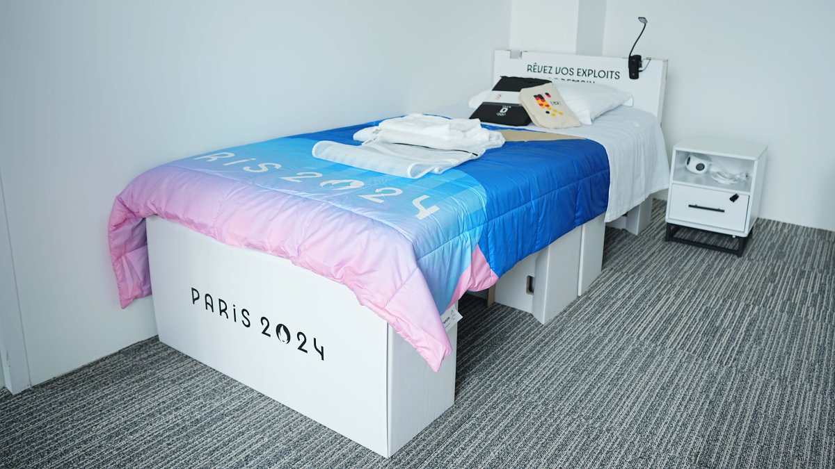 Olympic Athletes Share Footage Of Cardboard Beds Nbc Los Angeles