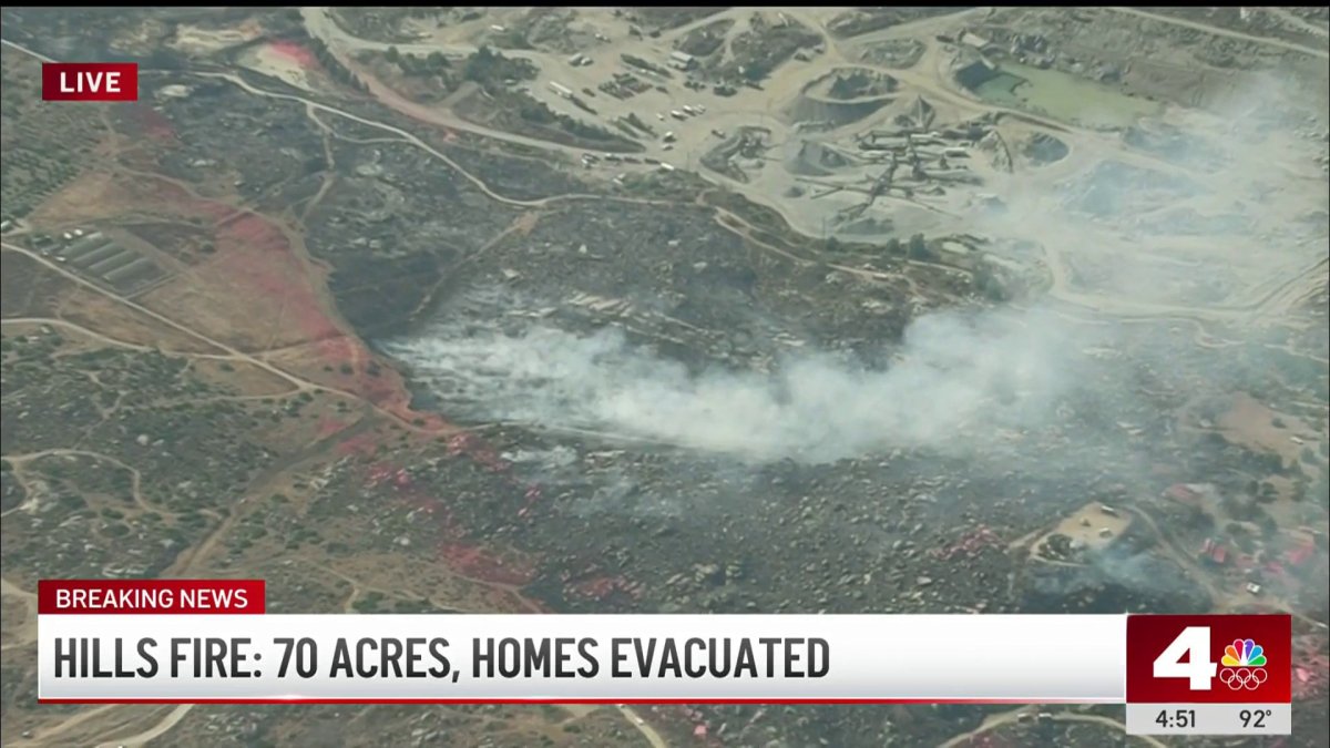 Hills Fire prompts evacuation orders in Riverside County – NBC Los Angeles
