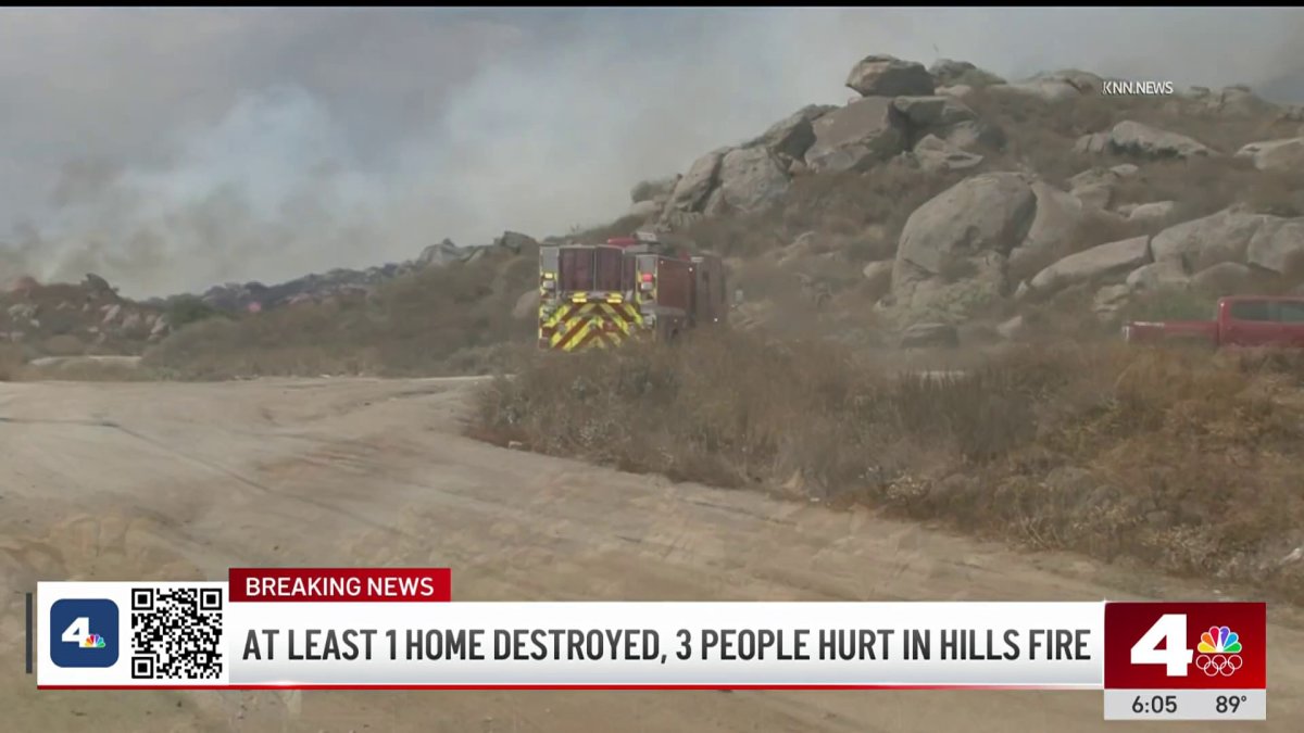 Brush fire triggers evacuation orders in Riverside County – NBC Los Angeles