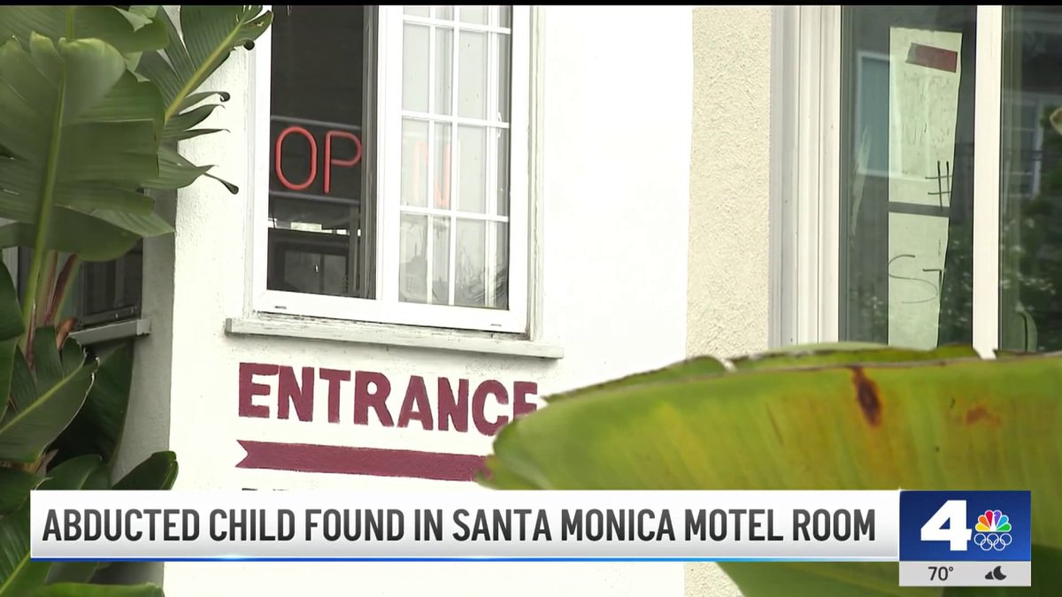 Abducted child found in Santa Monica motel room – NBC Los Angeles