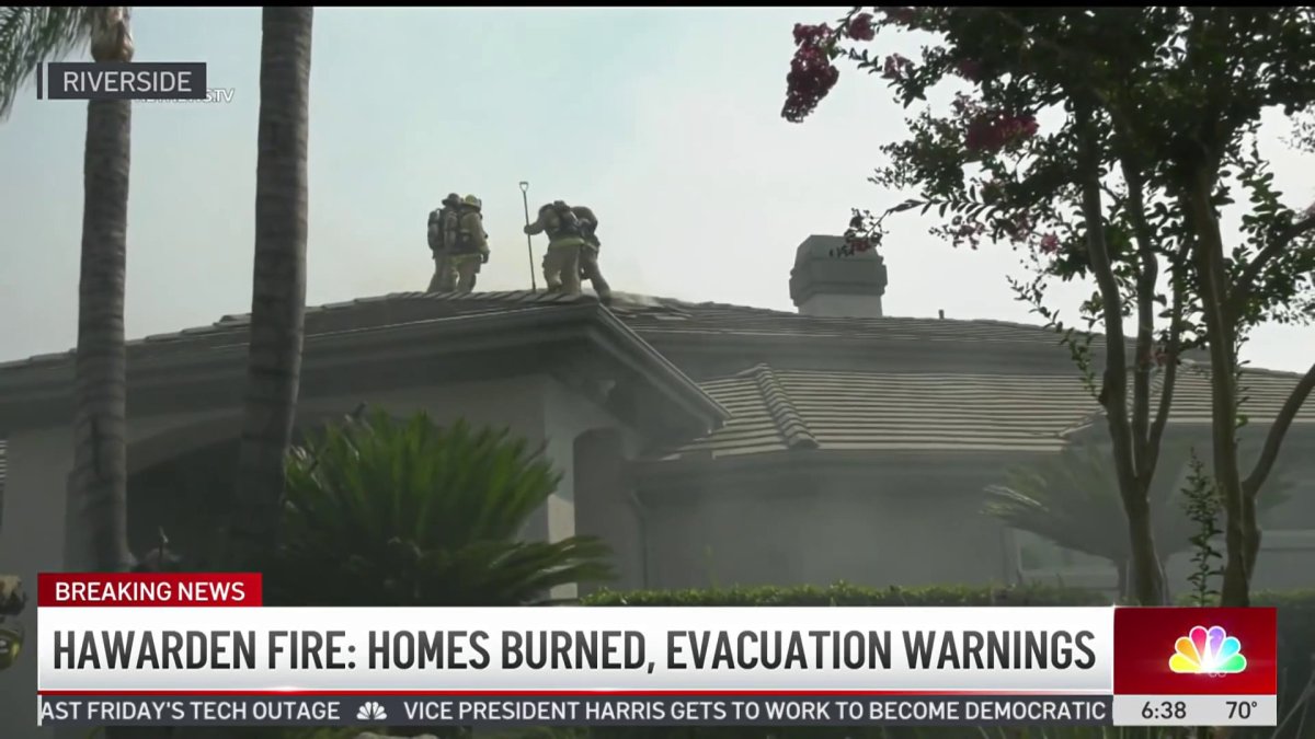 Hawarden Fire: homes burned, evacuation warnings – NBC Los Angeles
