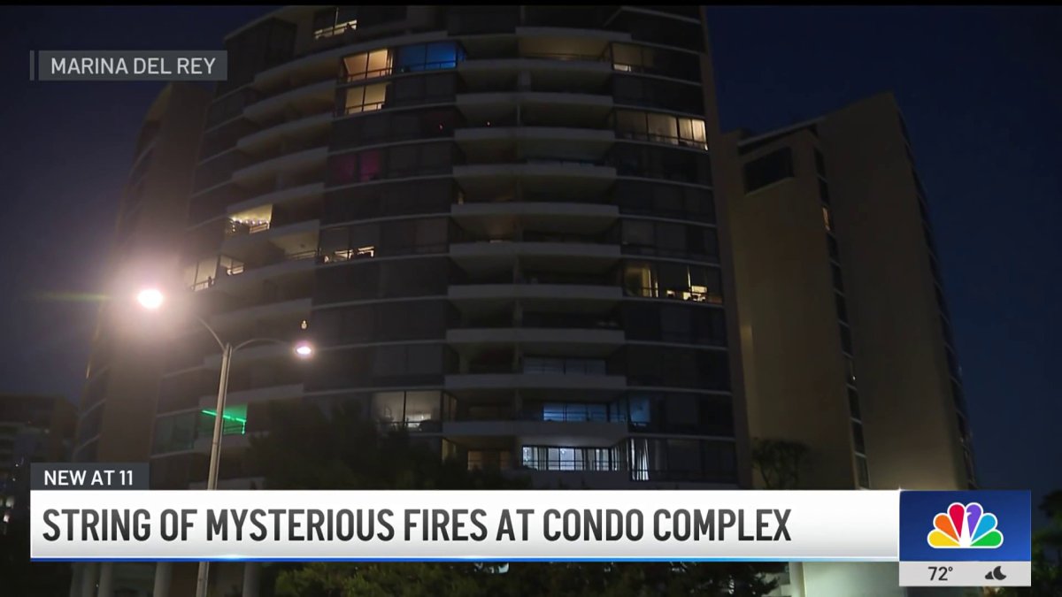 String of mysterious fires at condo complex in Marina del Rey – NBC Los ...
