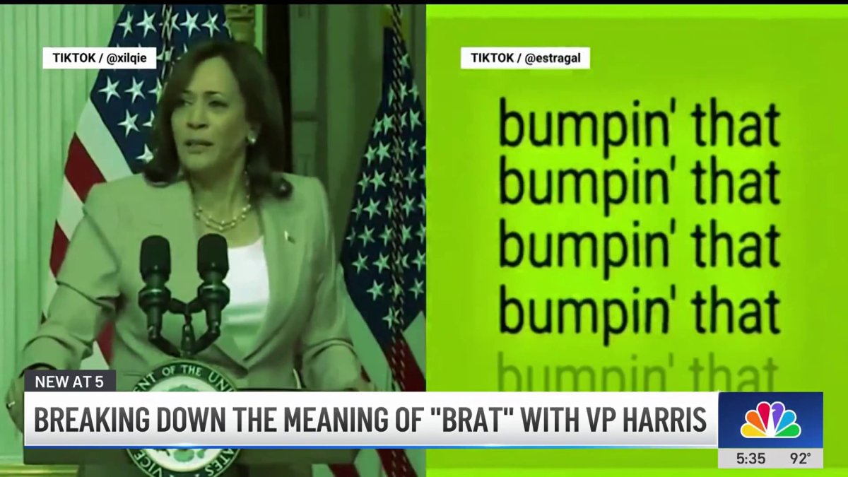 Breaking down the meaning of “brat” with Vice President Kamala Harris ...