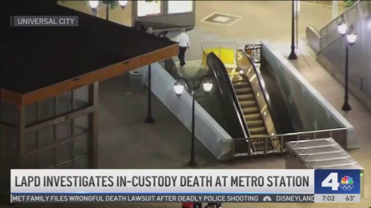 LAPD investigates in-custody death at Universal City Metro station ...