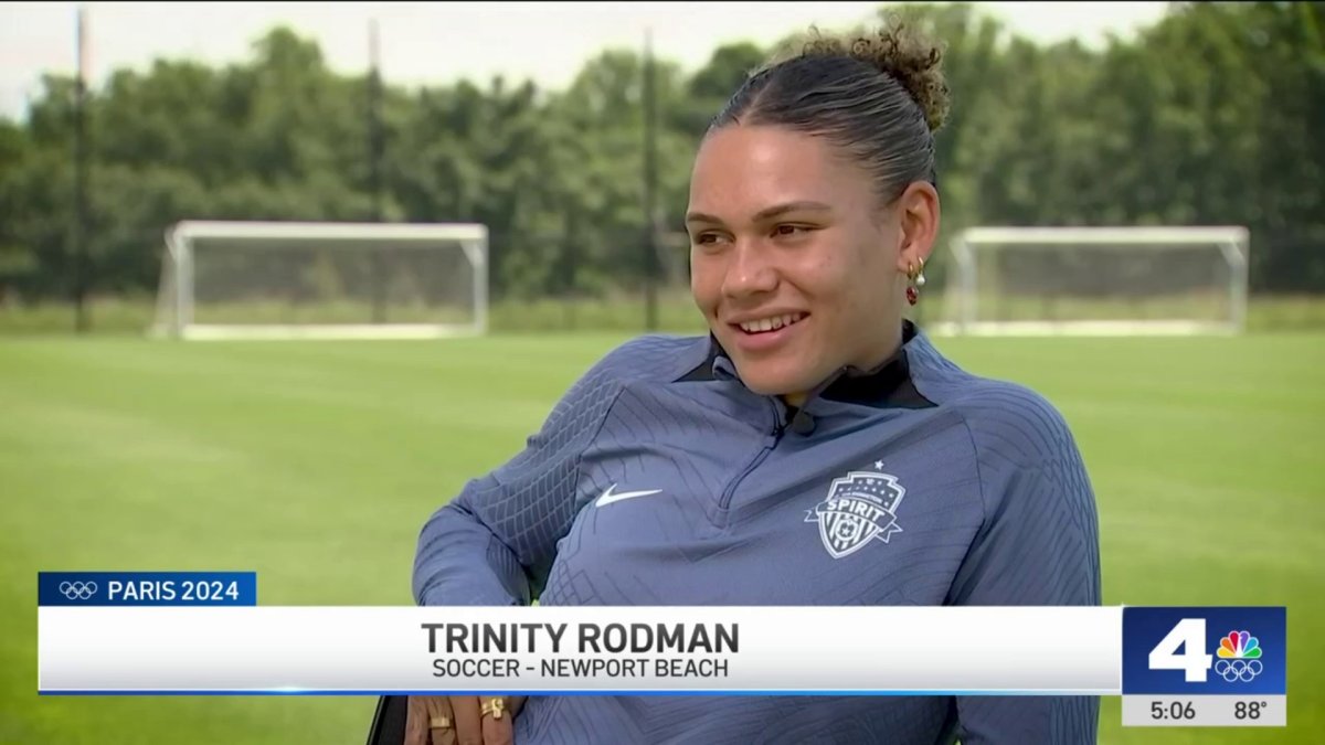 Olympic soccer player Trinity Rodman making a name for herself – NBC ...
