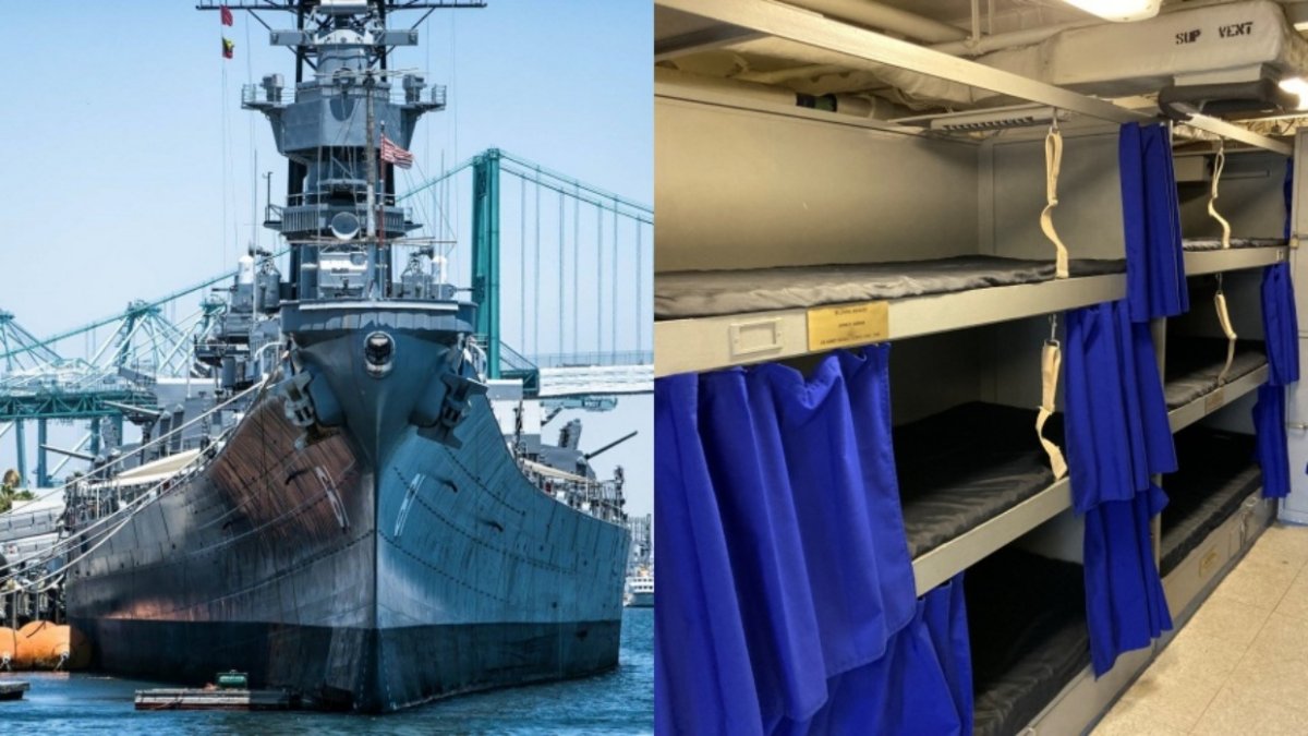Sleep on the Battleship IOWA during the ship’s first ‘Family Night ...