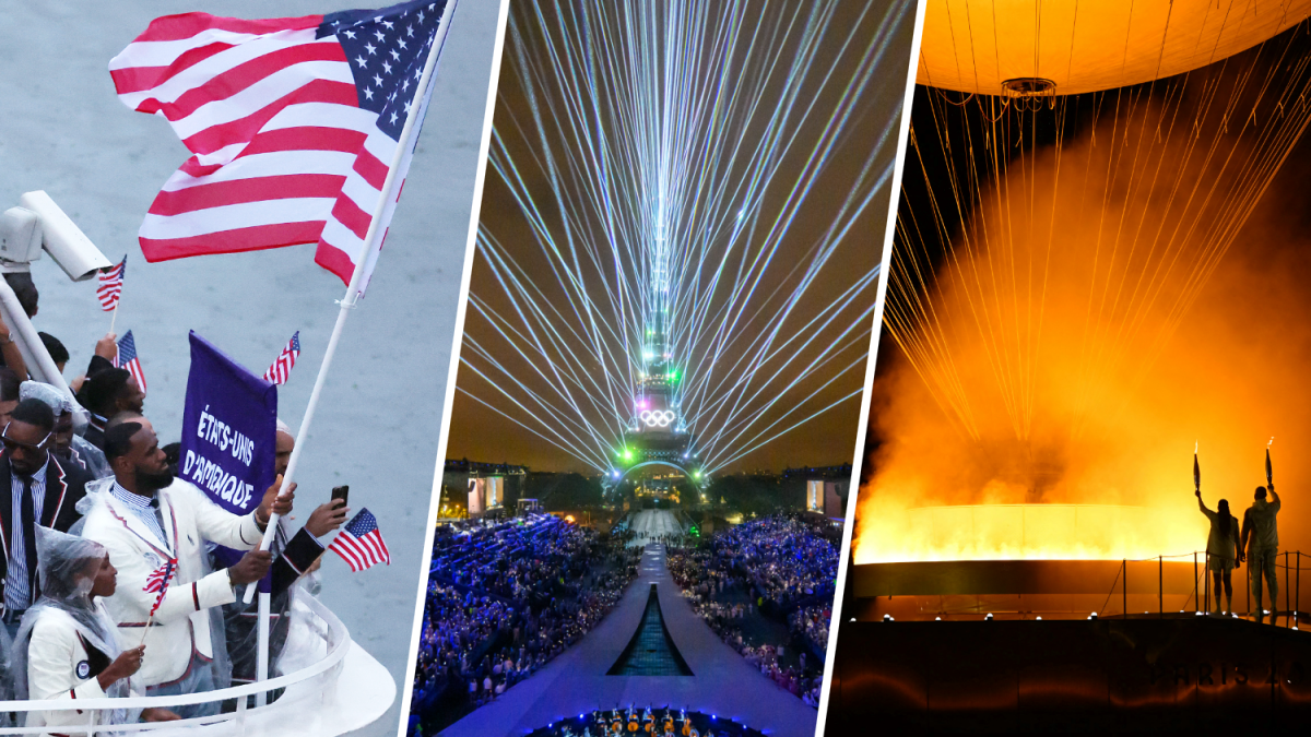 See Pictures from the opening ceremony of the 2024 Paris Olympics – NBC ...