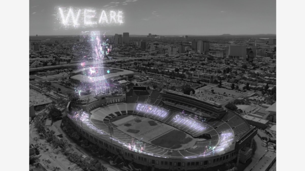 Daytime ‘fireworks,’ created with 1,000+ drones, will shimmer over LA ...