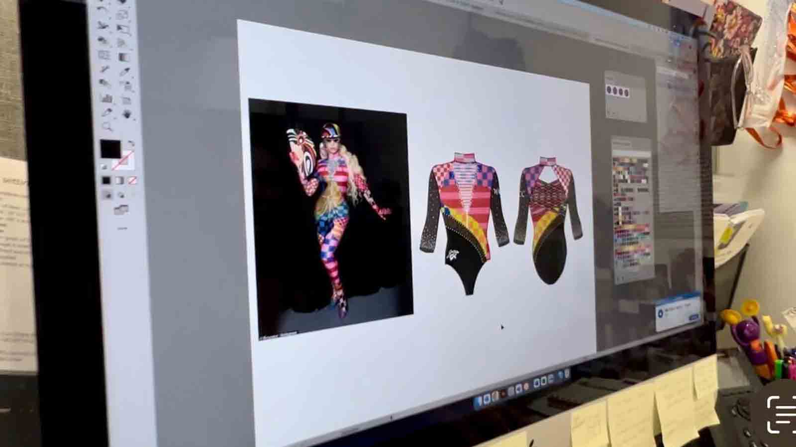 How Jordan Chiles’ Beyonce-inspired gymnastics leotard was made – NBC ...