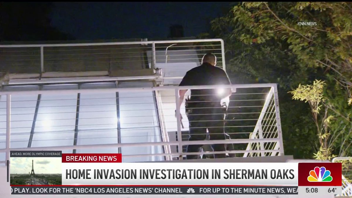 Home Invasion Investigation In Sherman Oaks Nbc Los Angeles