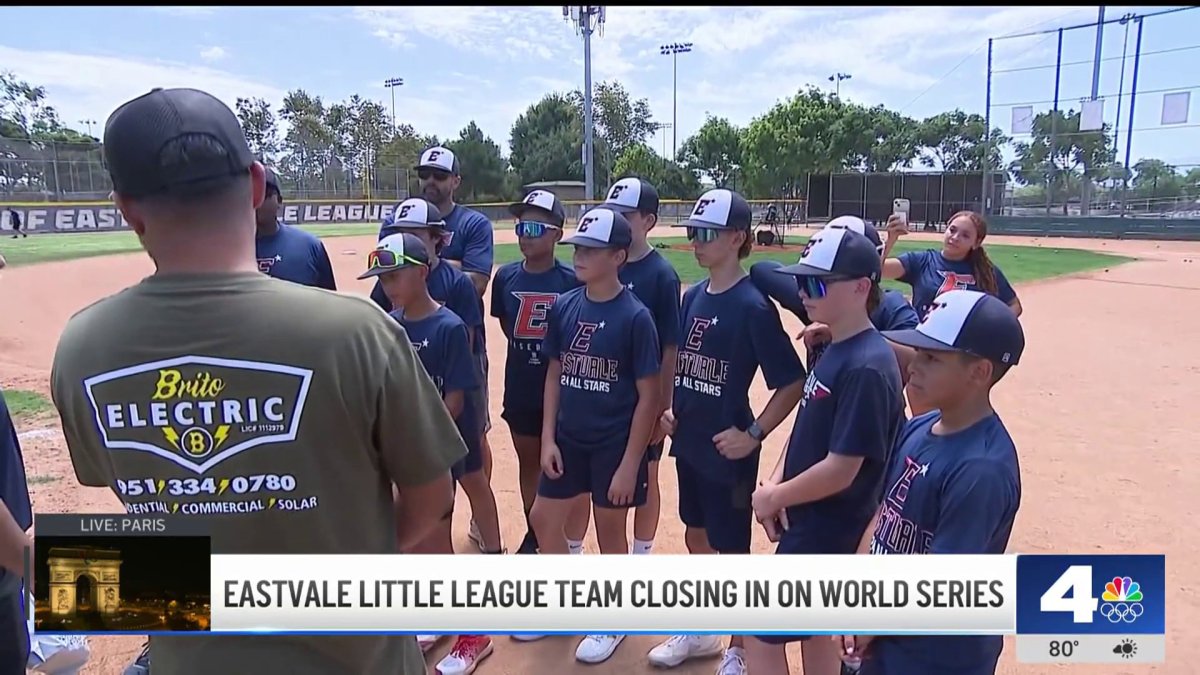 Eastvale little league team closing in on World Series – NBC Los Angeles