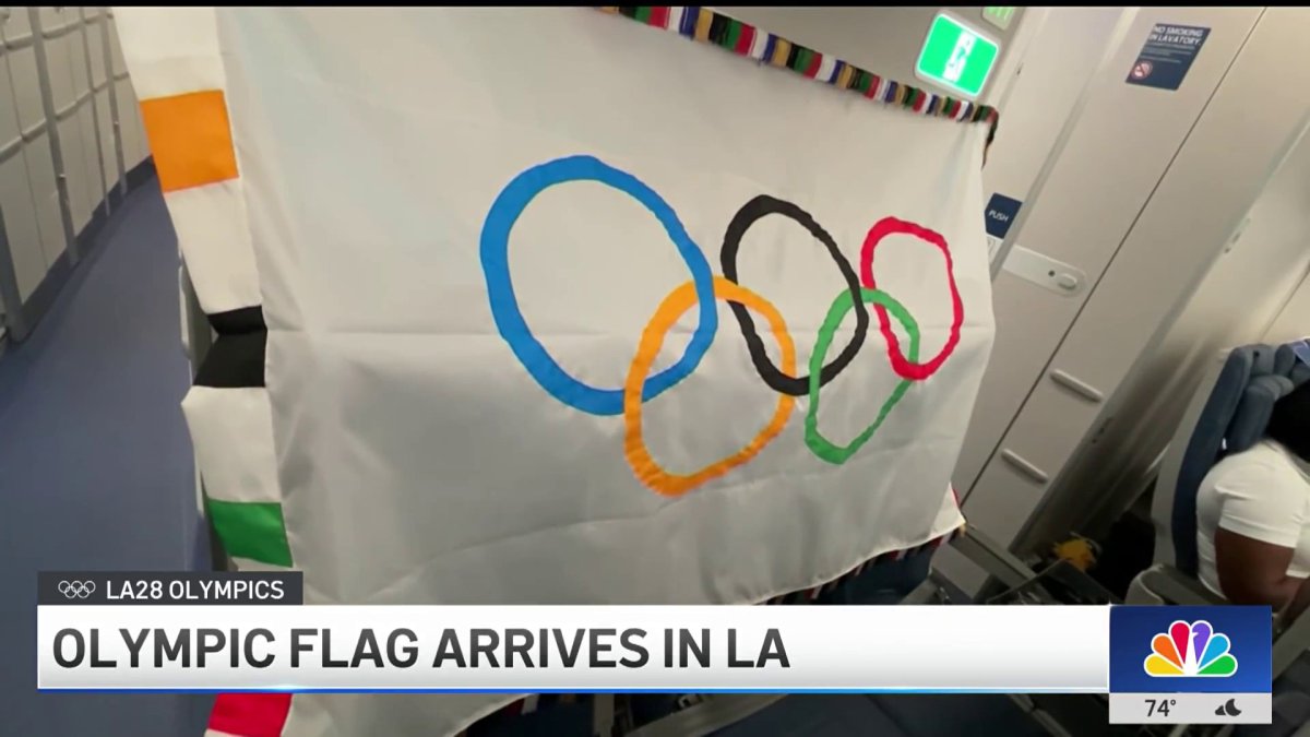 NBC4’s Colleen Williams returns to LA from Paris with Olympic flag ...