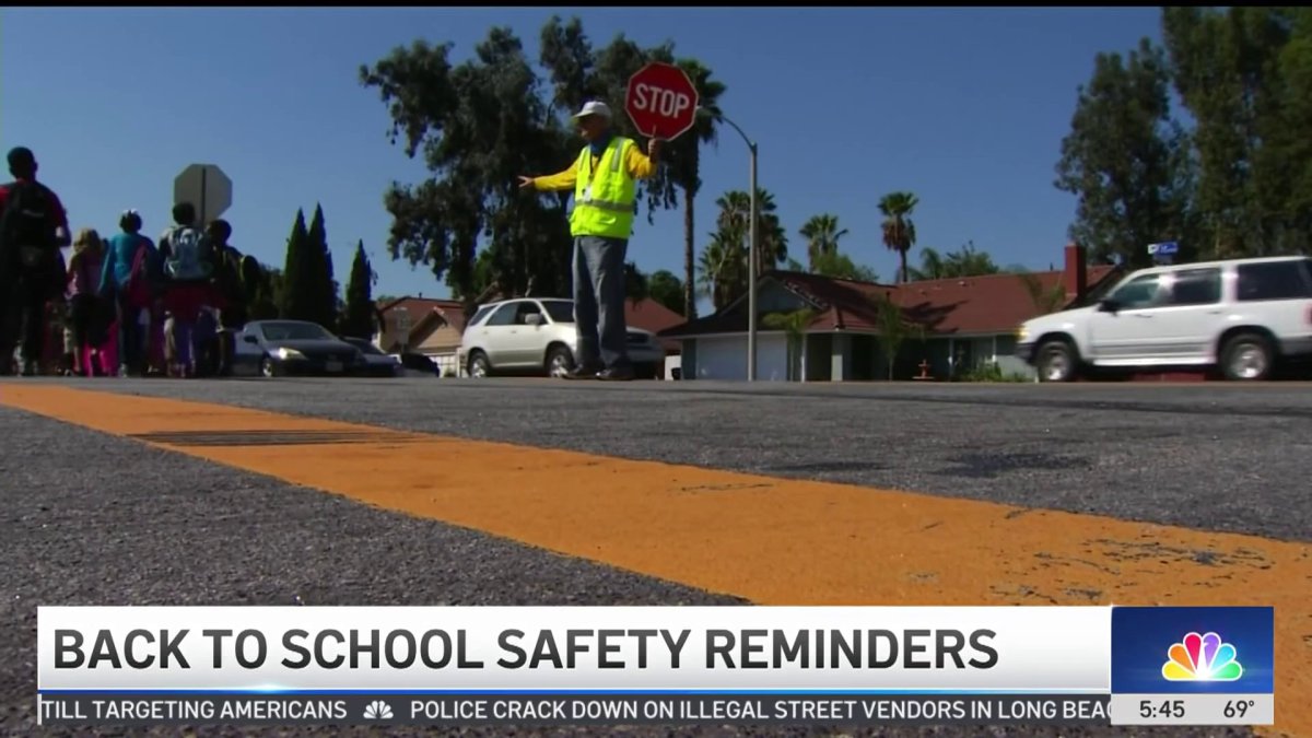 Back to school safety reminders – NBC Los Angeles