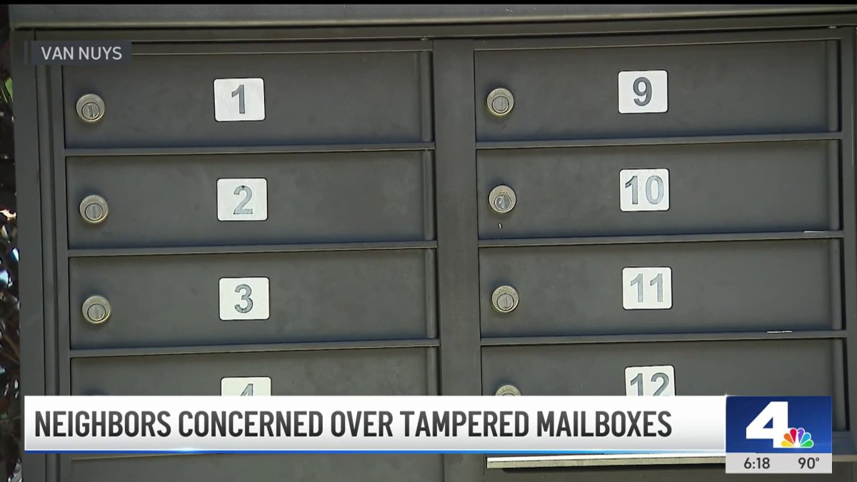 Repeated mailbox tampering concerns neighbors in Van Nuys – NBC Los Angeles
