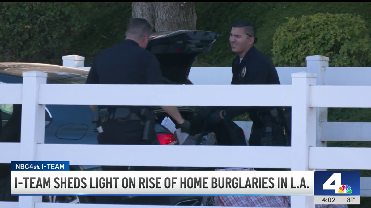 LAPD data shows rise of home and apartment burglaries – NBC Los Angeles