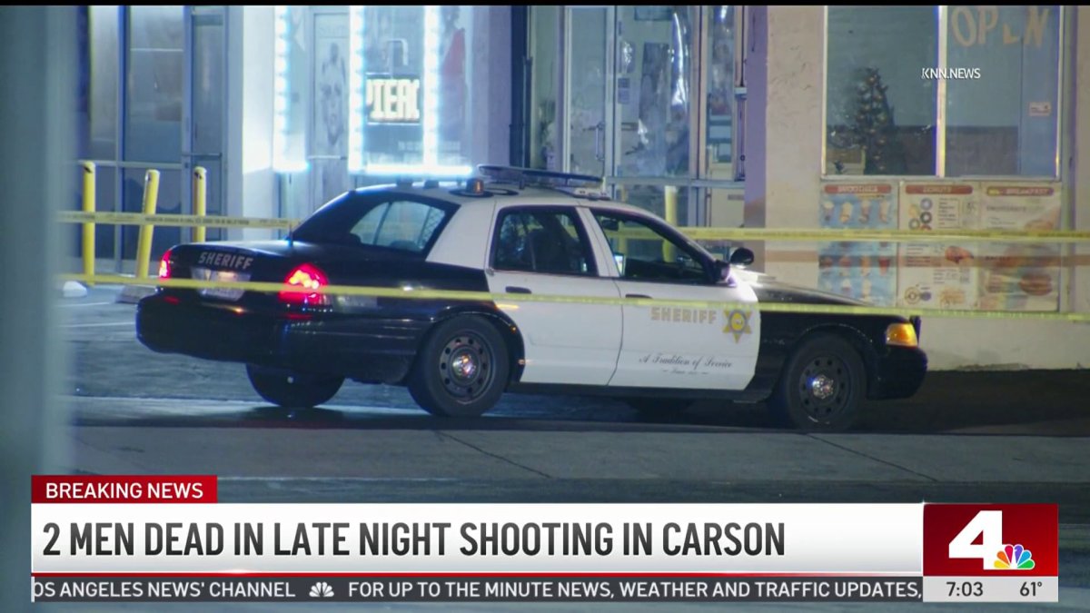 2 men dead in late night shooting in Carson – NBC Los Angeles