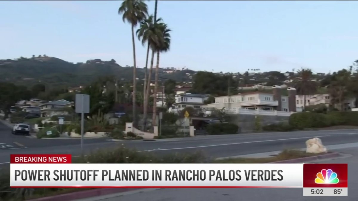 SoCal Edison plans to shut off power in Rancho Palos Verdes – NBC Los ... SoCal Edison plans to shut off power in Rancho Palos Verdes – NBC Los ...