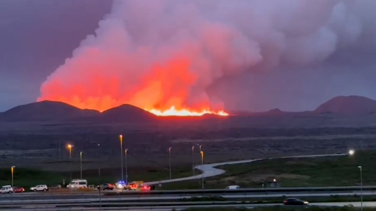 Iceland volcano erupts for the 6th time since 2023 – NBC Los Angeles