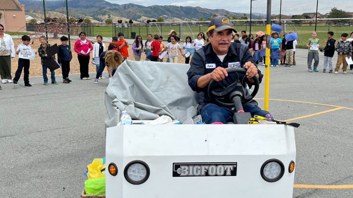 School custodian receives emotional celebration for his retirement ...