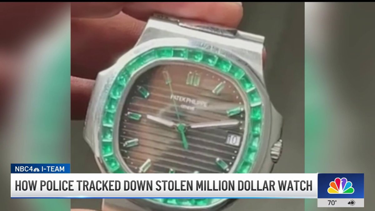 How police were able to track down stolen million dollar watch – NBC ...