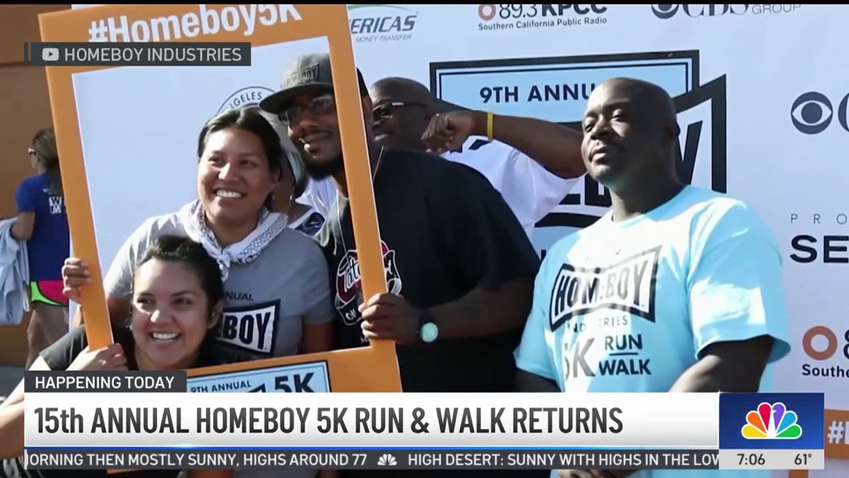 Do-gooders ready for Homeboy 5K Run/Walk – NBC Los Angeles