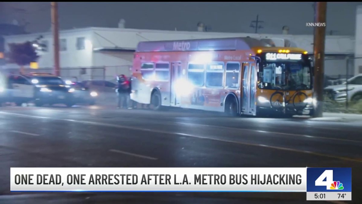 Witnesses recall Metro bus hijacking – NBC Los Angeles