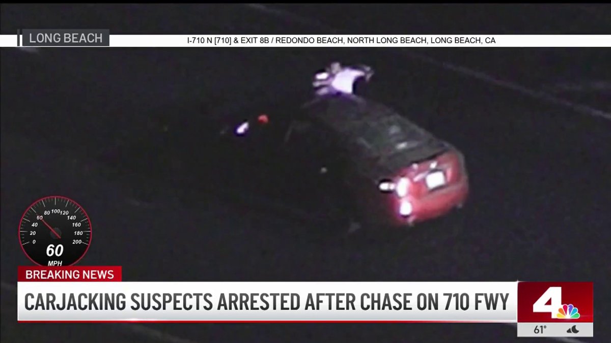 Carjacking suspects arrested after chase in Long Beach – NBC Los Angeles