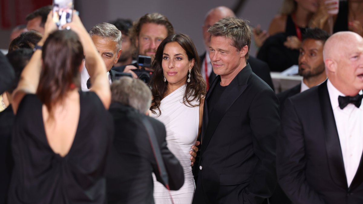 Brad Pitt and girlfriend Ines de Ramon make red carpet debut – NBC Los Angeles
