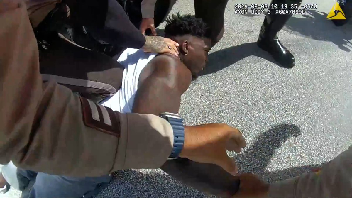 WATCH: Bodycam footage shows Dolphins star Tyreek Hill’s detainment by police – NBC Los Angeles