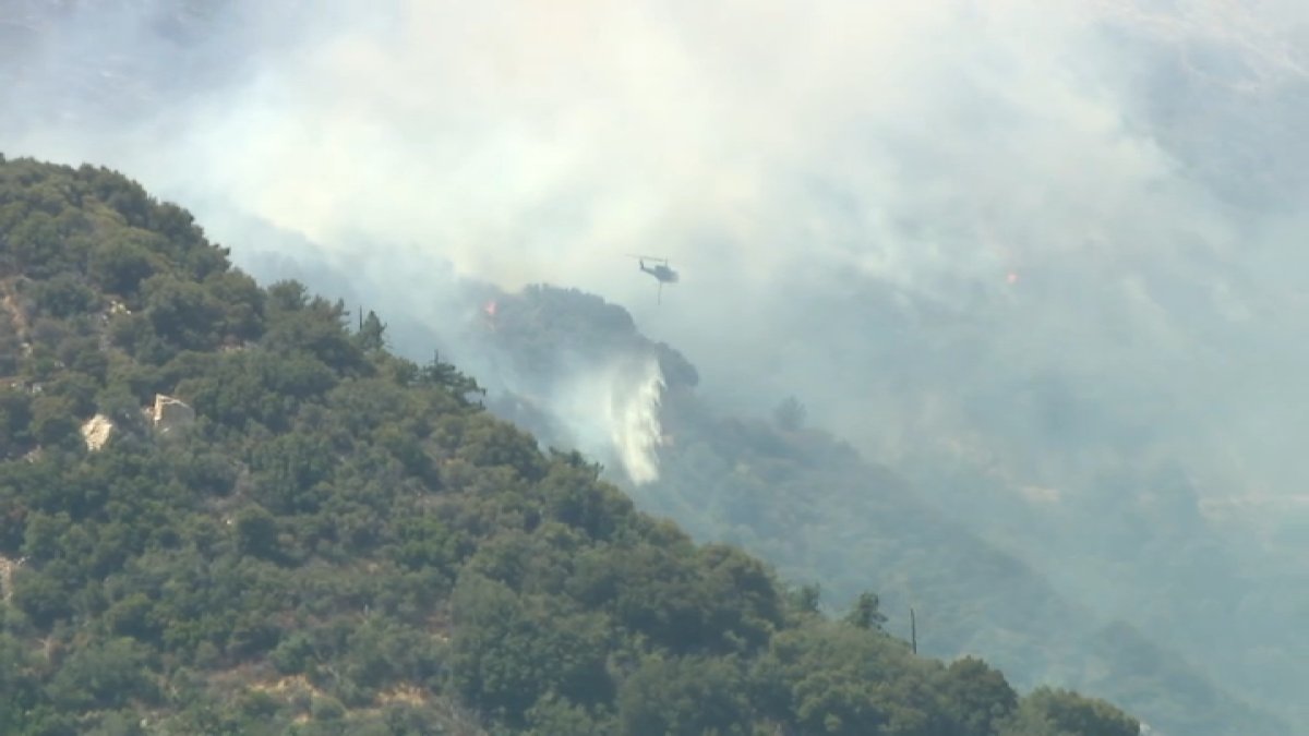 Bridge Fire in Angeles National Forest becomes 8 times bigger – NBC Los ...