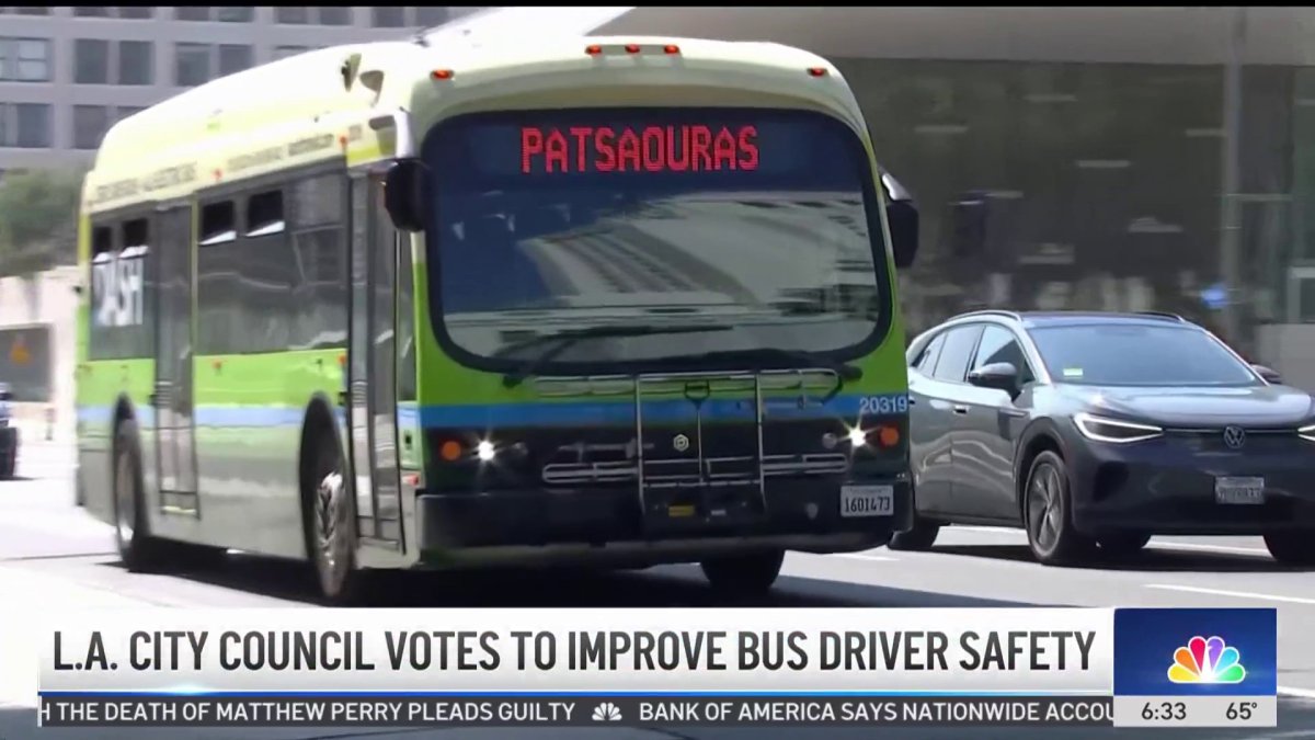 LA City Council considers bus driver safety measures – NBC Los Angeles