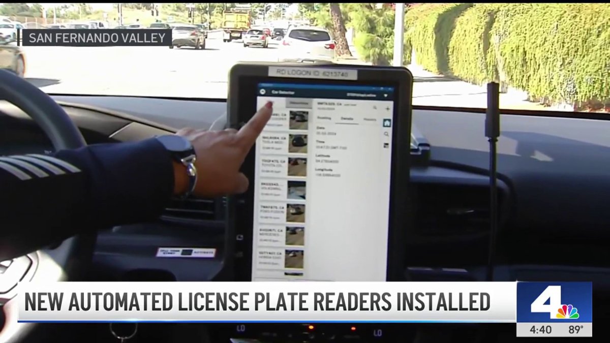 LAPD installing 100 license plate readers in San Fernando Valley – NBC ...