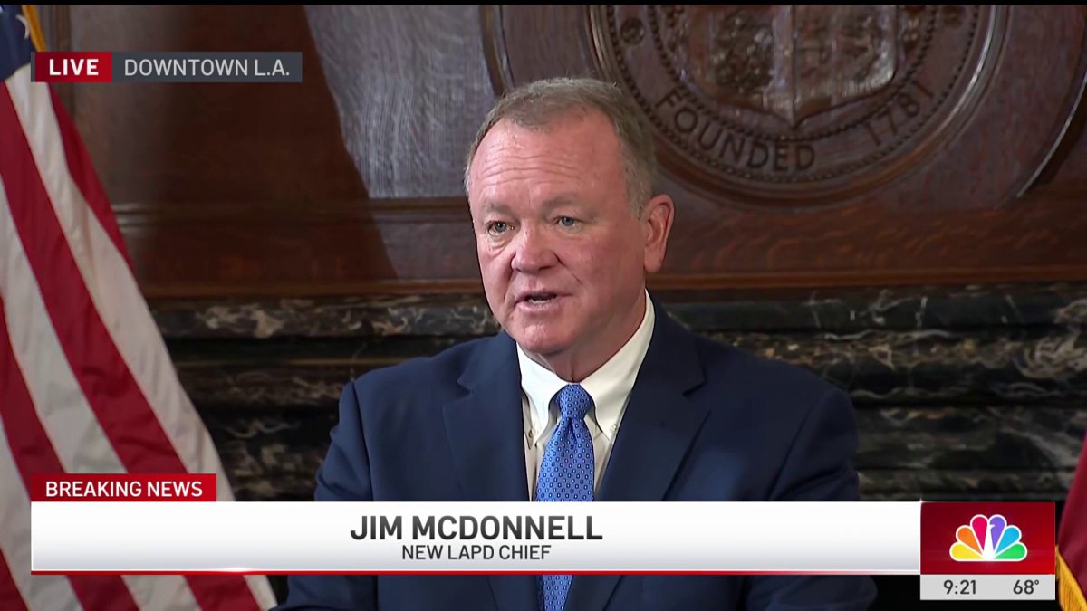 Former Los Angeles County Sheriff Jim McDonnell named LAPD chief – NBC ...