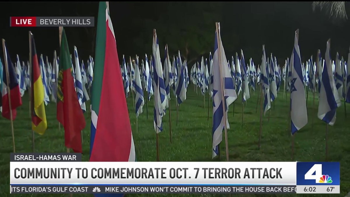 Community to commemorate Oct. 7 terror attack – NBC Los Angeles