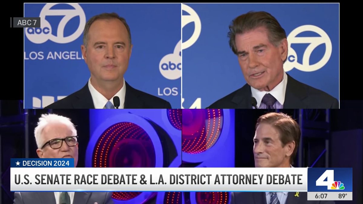 High profile debates for California Senate, LA District Attorney – NBC ...