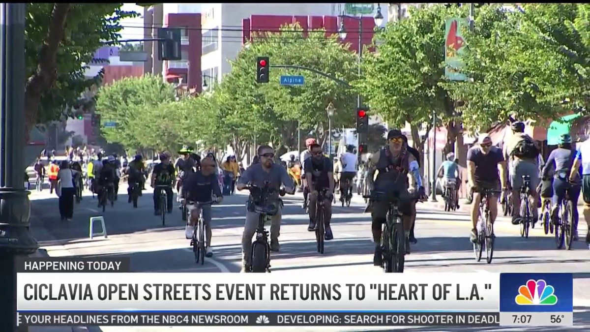 CicLAvia returns near downtown Los Angeles – NBC Los Angeles