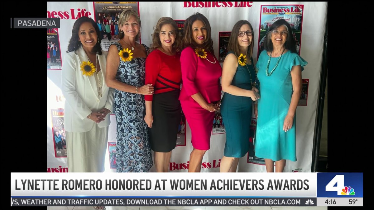 Lynette Romero Honored at Women Achievers Awards – NBC Los Angeles