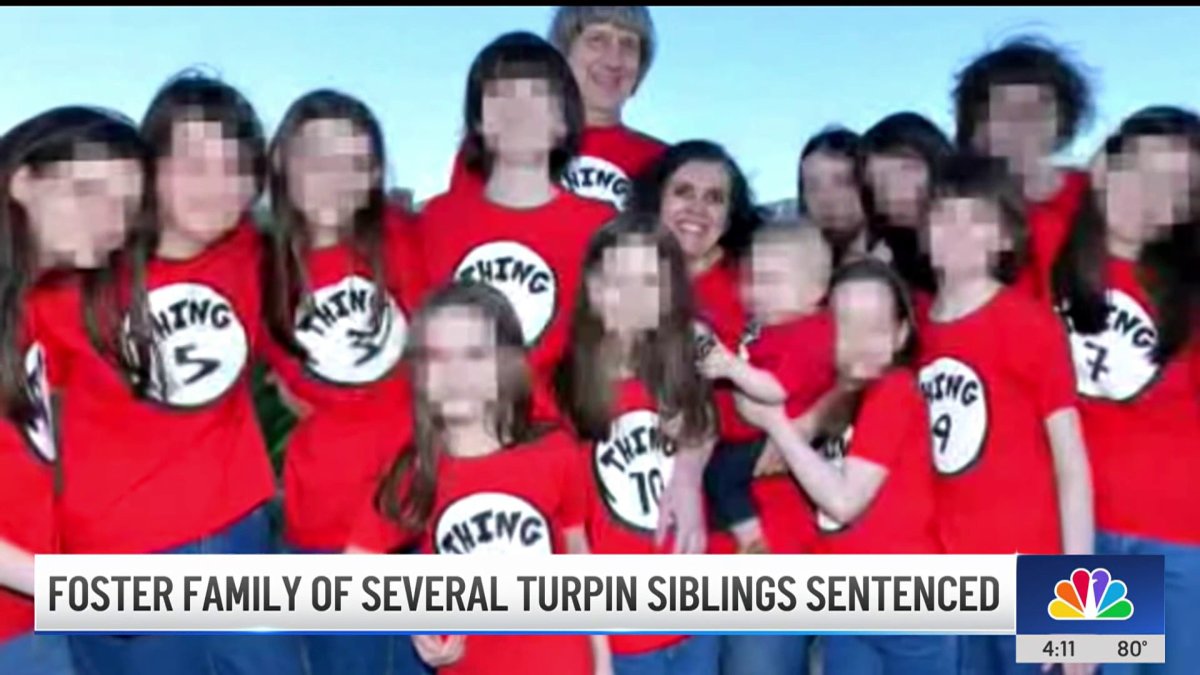Turpin children’s foster family sentenced for abuse – NBC Los Angeles