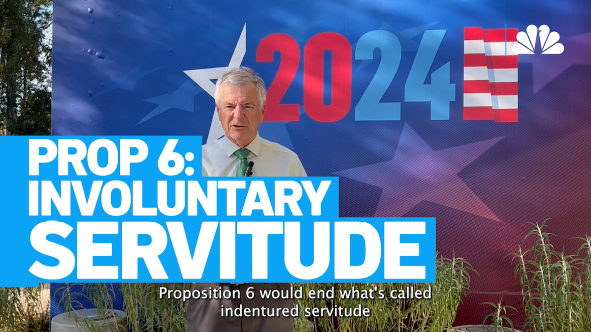 Prop 6 explained: Limit forced labor in state prisons – NBC Los Angeles