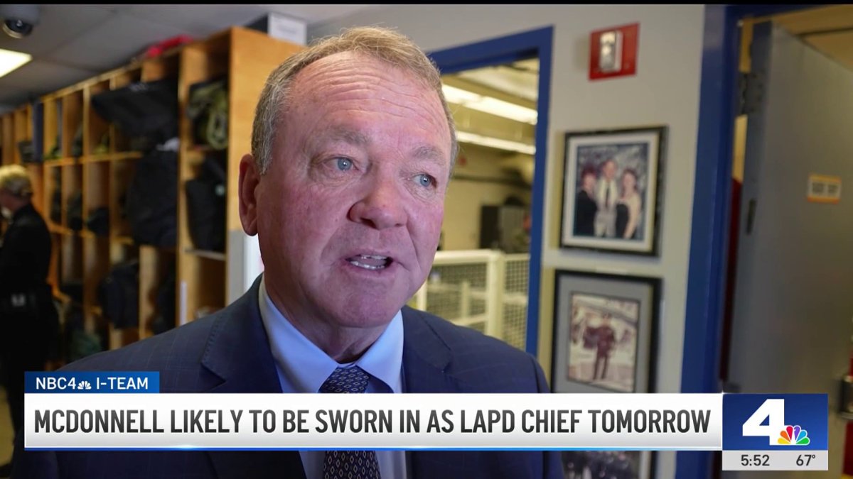 Jim McDonnell to be sworn in as LAPD chief – NBC Los Angeles