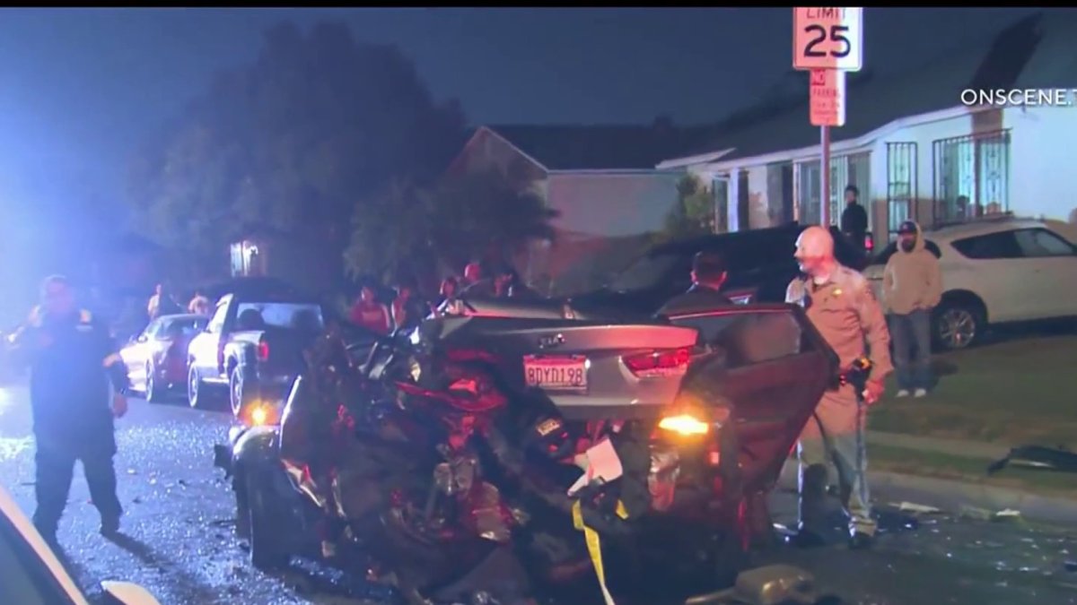 Driver slams into multiple cars in Montebello – NBC Los Angeles