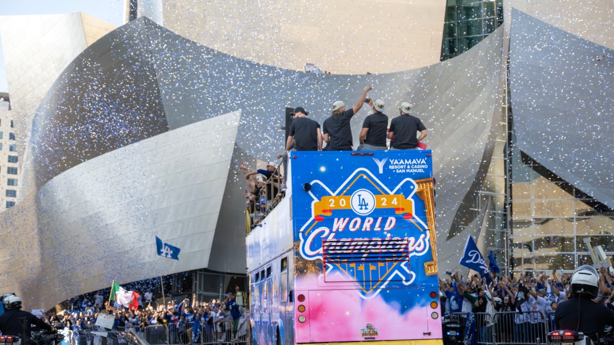 The top five best moments from the Dodgers 2024 World Series parade and celebration at Dodger ...