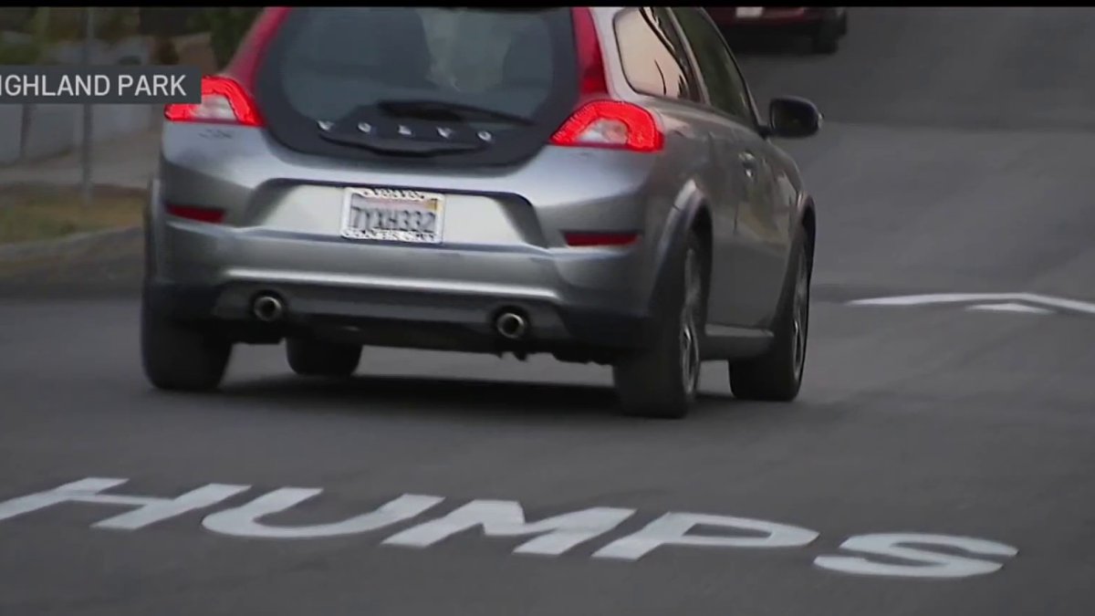 Highland Park residents rejoice newly installed speed humps – NBC Los ...