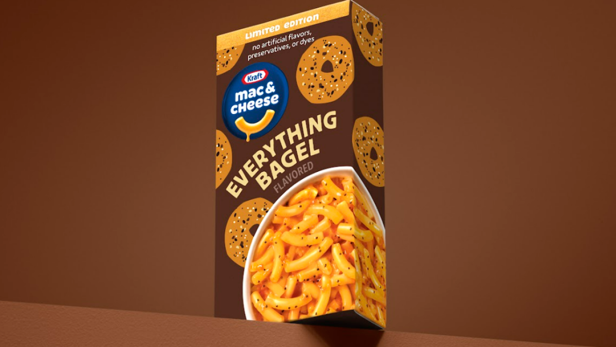 Kraft launching limited edition Everything Bagel mac and cheese – NBC ...