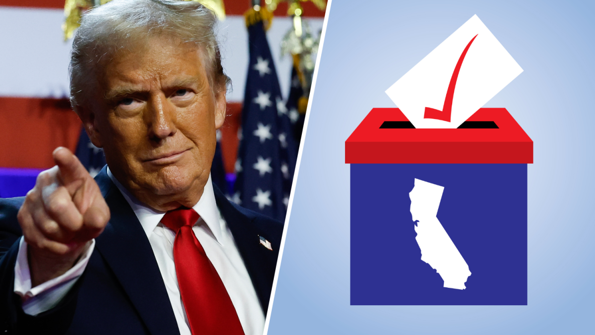 Higher percentage of California, LA voters support Trump in 2024 – NBC ...