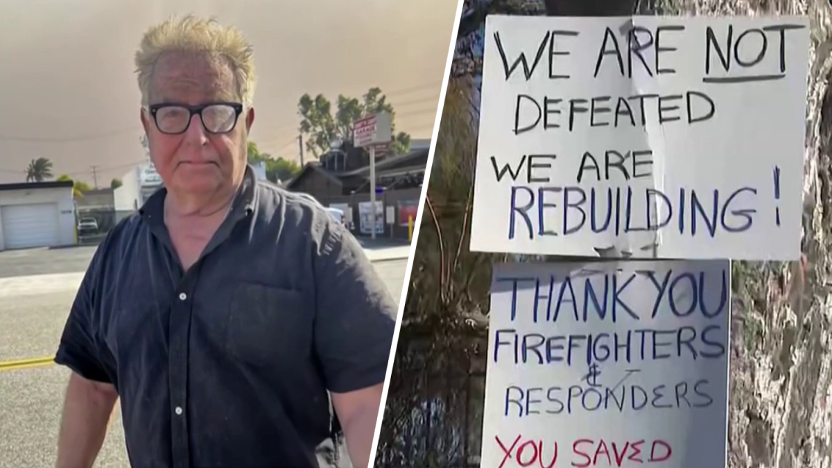 Camarillo man thanks firefighters who saved him from wildfire – NBC Los ...