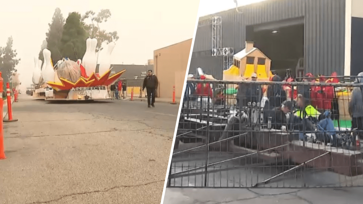Rose Parade floats go on a test run in Azusa – NBC Los Angeles