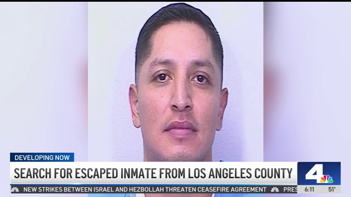 Search for escaped inmate form LA County – NBC Los Angeles