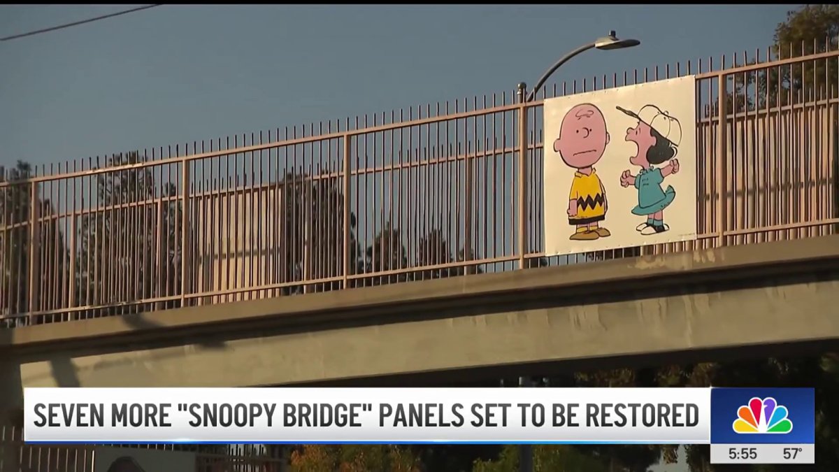 ‘Snoopy Bridge’ in Tarzana nears completion of restoration – NBC Los ...