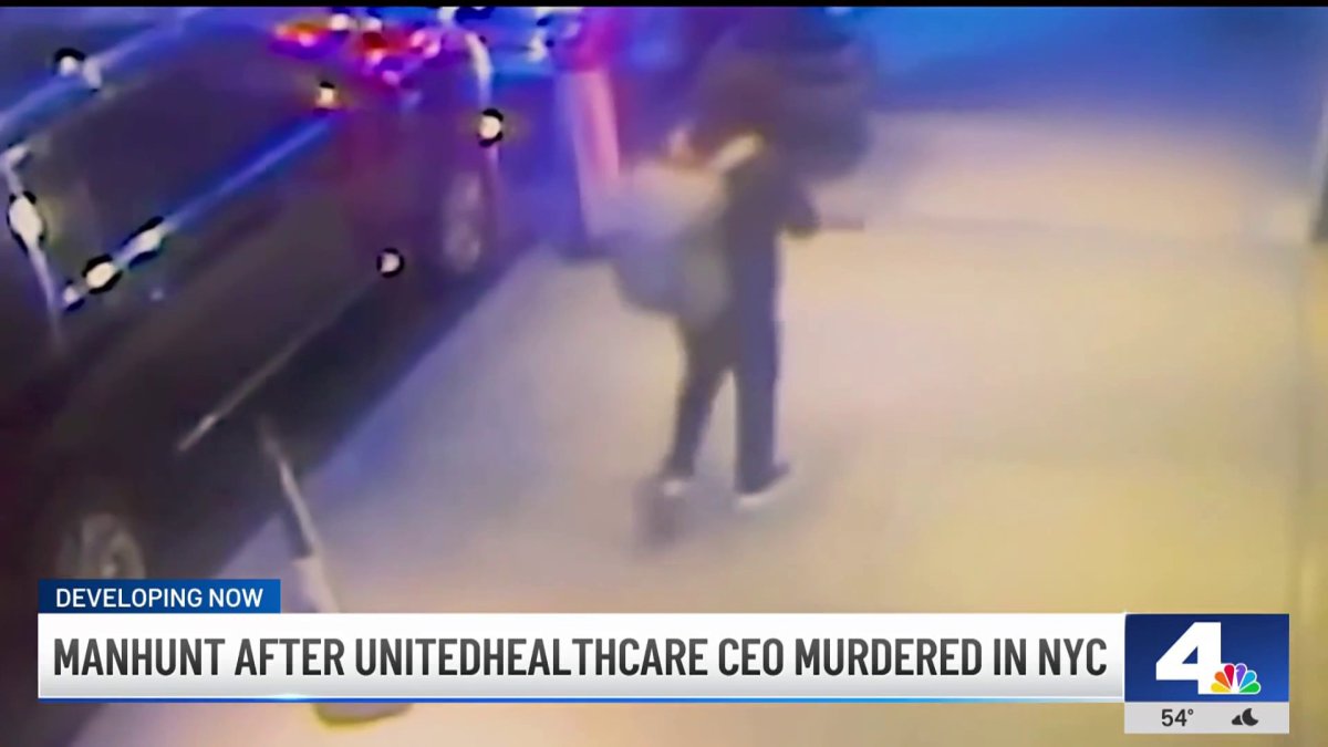 Manhunt after United Healthcare CEO murdered in New York City – NBC Los ...